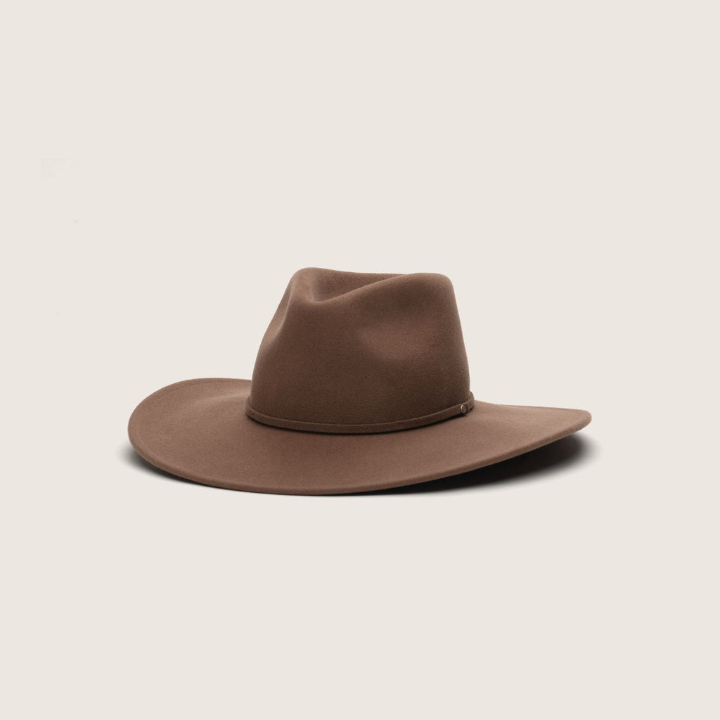 Dusty Brown Packable Outback Hat – Crushable Wide Brim Hat – Will ...