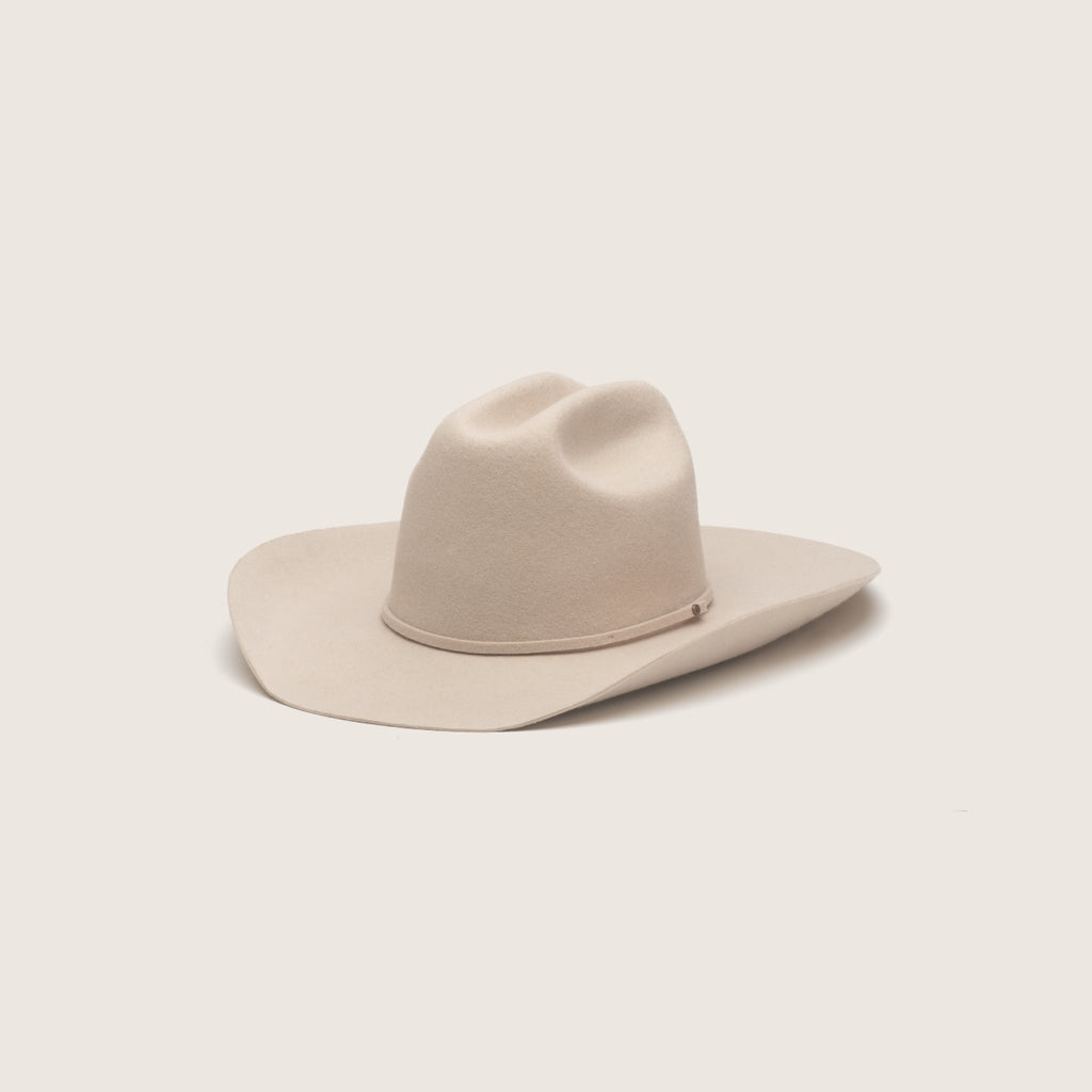 White Felt Cowboy Hat | Buck Cream – Will & Bear America